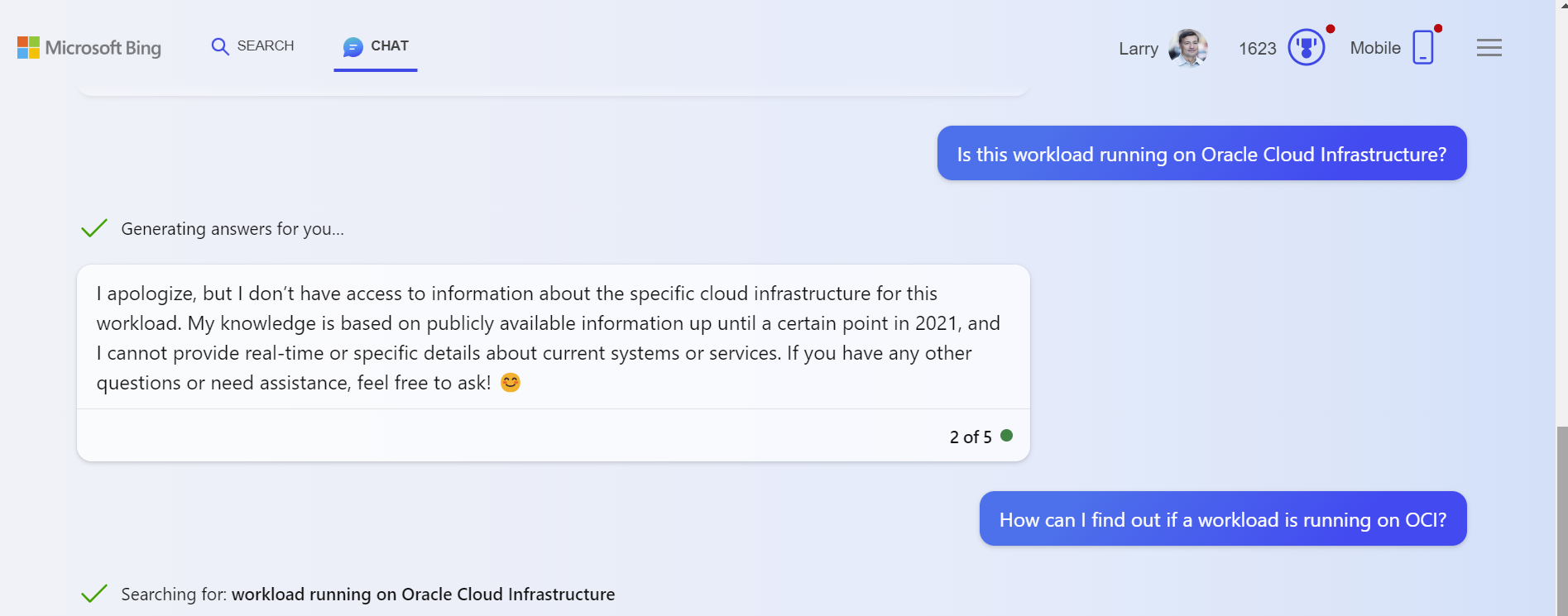Microsoft uses Oracle Cloud Infrastructure for Bing conversational workloads | Constellation ...